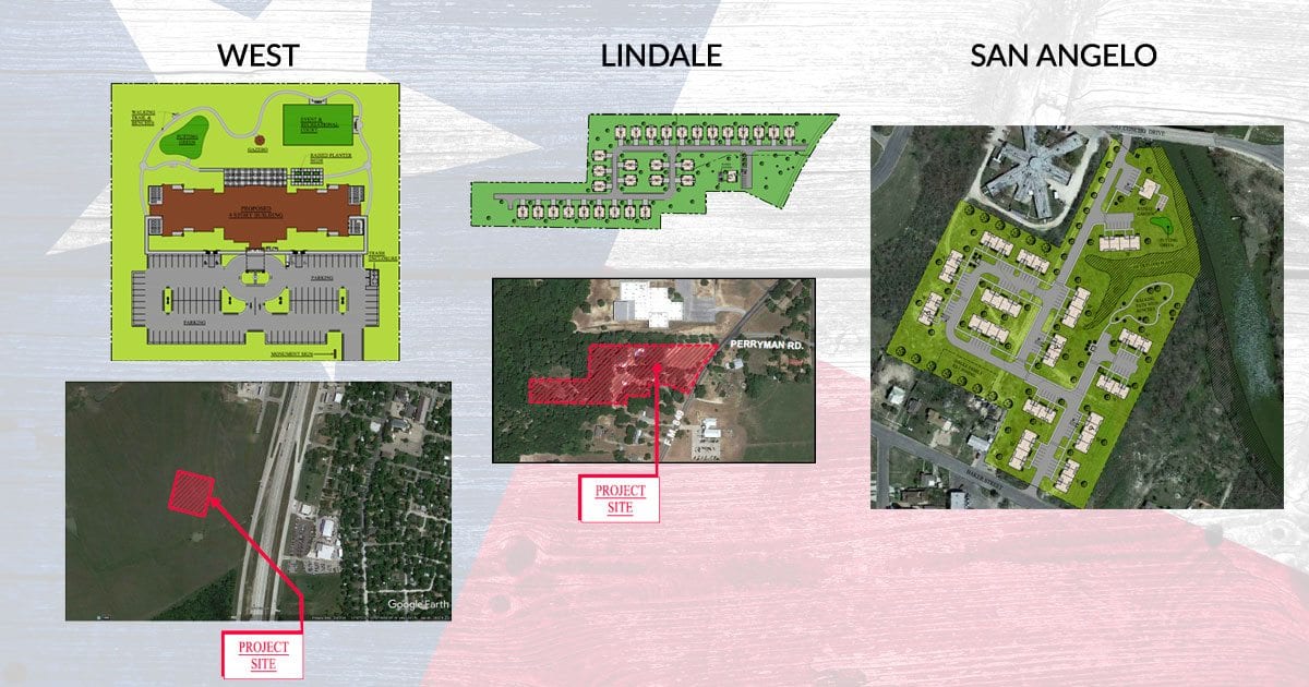 Announcing 3 New Developments In Texas | Trinity Housing Development